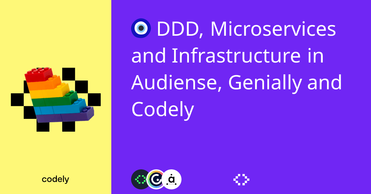 Course of DDD, Microservices and Infrastructure in Audiense, Genially and Codely ﹤🍍﹥ Codely